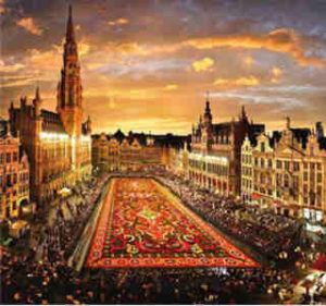 Las preciosas imagenes de flores de Belgica